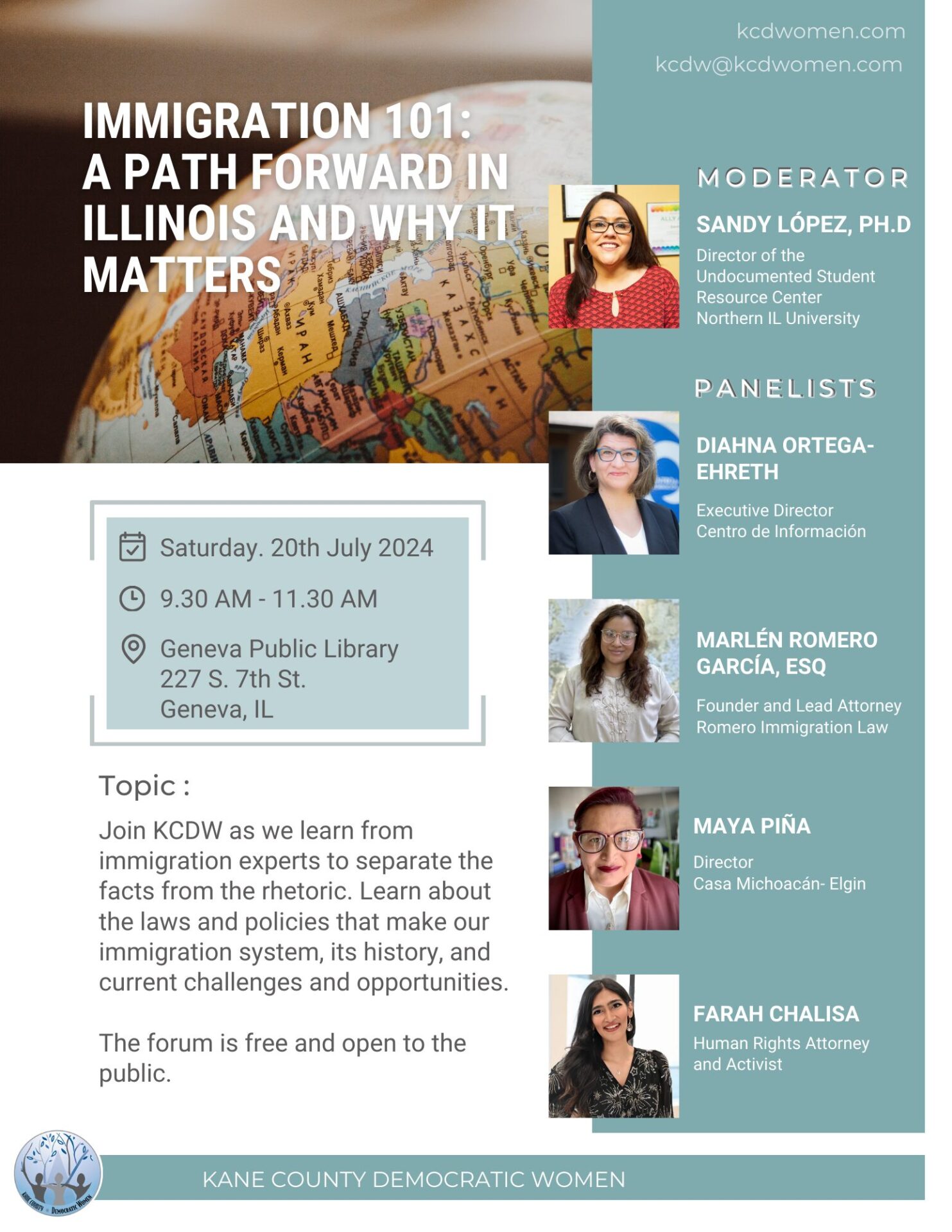 KCDW Hosts Immigration 101 Forum